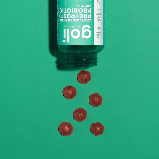 Goli Nutrition Pre + Post + Probiotics (60 gummies) voor optimale ...