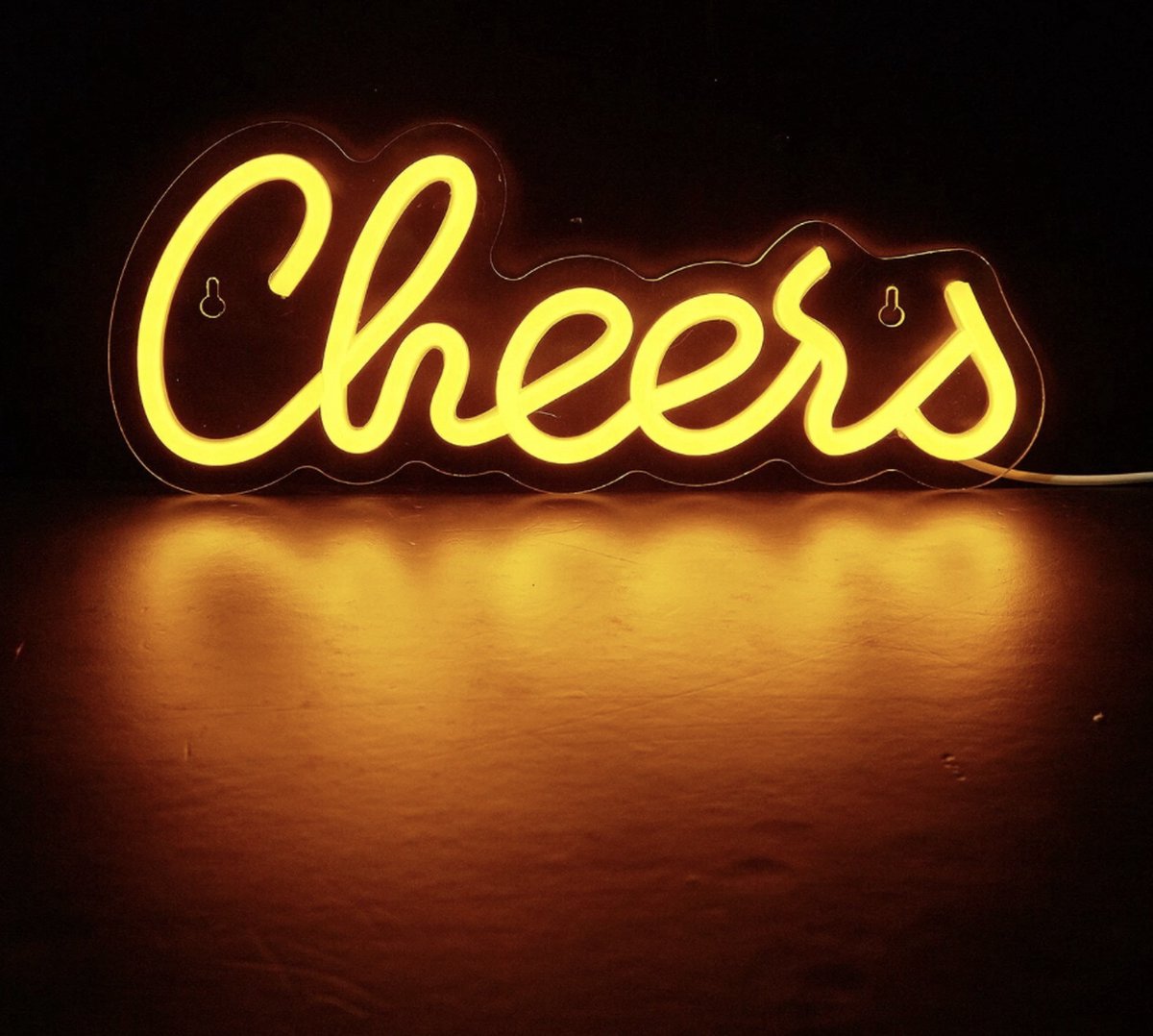 Neon verlichting Cheers - Proost - Neon wandlamp - Horeca - Neon ligt ...