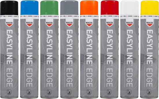 Easyline Edge markeerverf, 6 stuks Fluo geel | bol