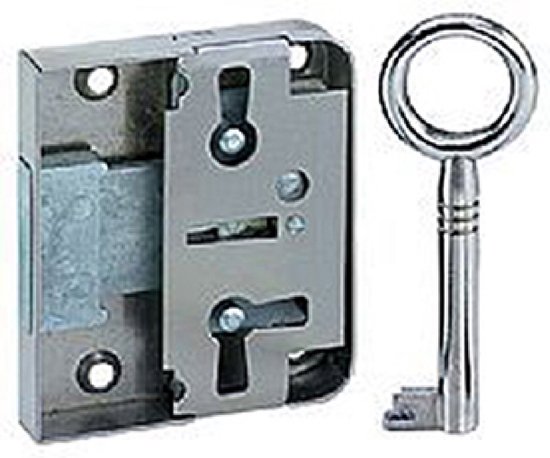 Meubelslot type 760 breedte 15mm inclusief twee sleutels | bol.com