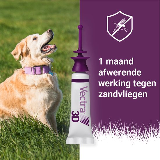 VECTRA 3D Hond - 10 tot 25 kg - Anti Teken- en Vlooiendruppels hond - 3 ...