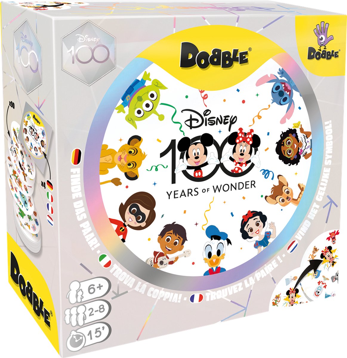 Dobble Disney 100 Years of Wonder - Kaartspel | Games | bol.com