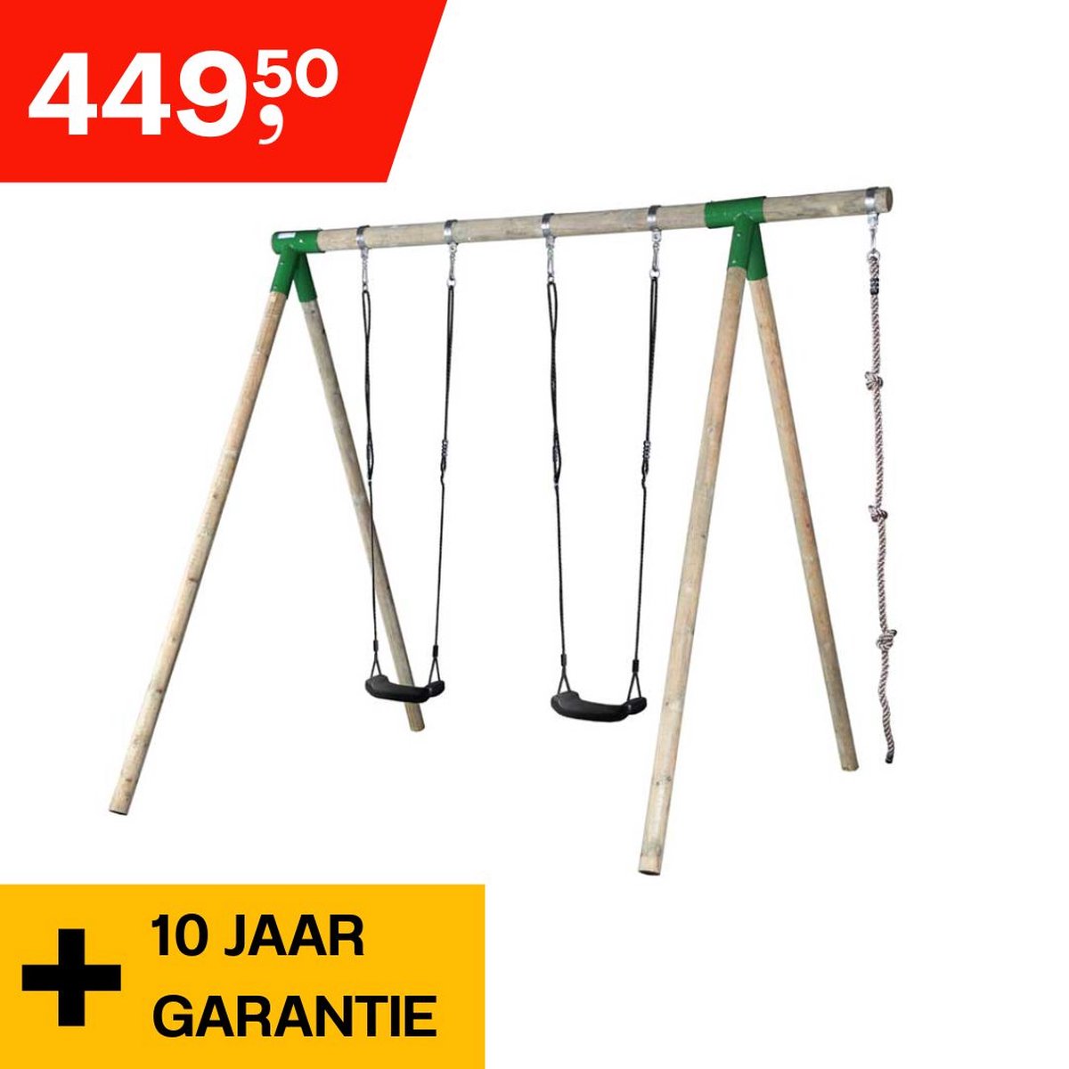Hörby bruk Schommel hout hoog | bol.com