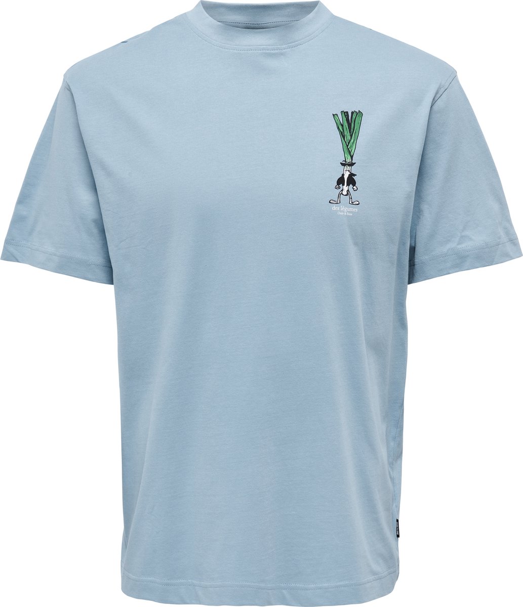 Only And Sons Onslogan Rlx Veggie Ss Tee Heren T Shirt Maat S