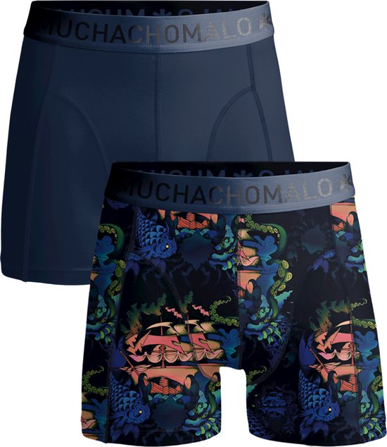 Muchachomalo Heren Boxershorts - 2 Pack - Maat M - Mannen Onderbroeken ...