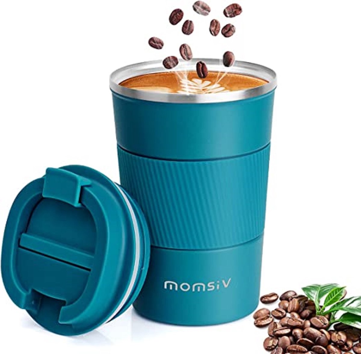 thermosbeker - Koffiemok \roestvrij staal, dubbelwandig, geïsoleerd ...