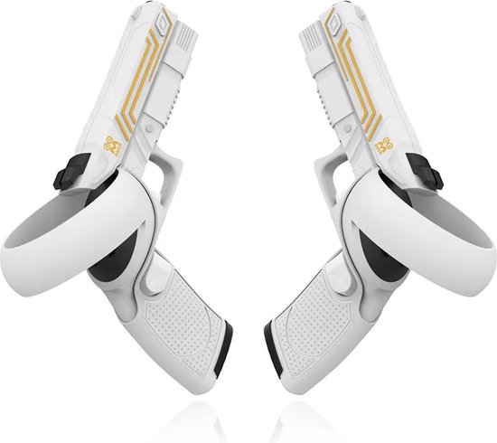 Oculus Quest 2 | VR gun Wit Goud | VR wapen | Virtual Reality | 2 stuks ...