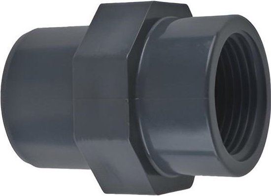 PVC schroefbus 16 bar | Mof x binnendraad | 32 mm x 1 | bol.com