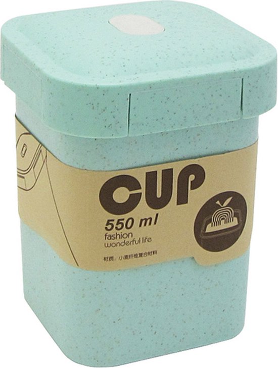 Deluqse Magnetron Soepbeker - 4 Pack - Roze/Groen - Duurzaam - 550ml ...