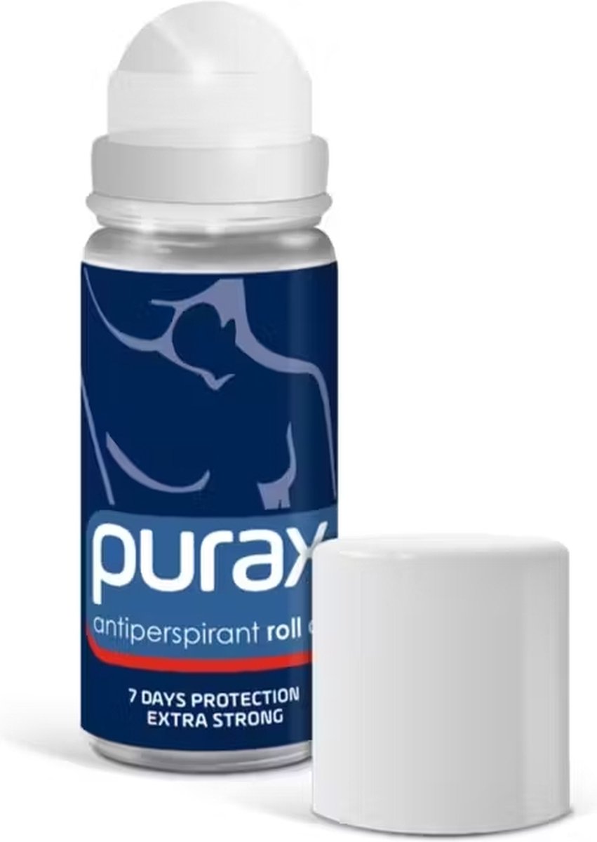 4 x Purax antitranspirant roll-on deodorant 50 ml - Voordeelverpakking - Unisex | bol
