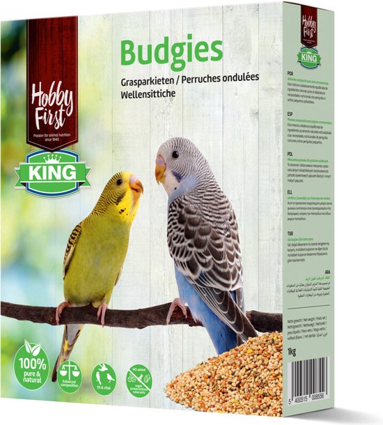 7x HobbyFirst King Grasparkieten 1 kg | bol