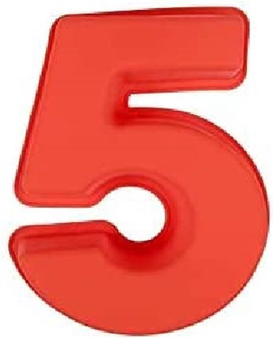 siliconen cijfers groot aantal 5 bakvormen nummers bakken verjaardag ...