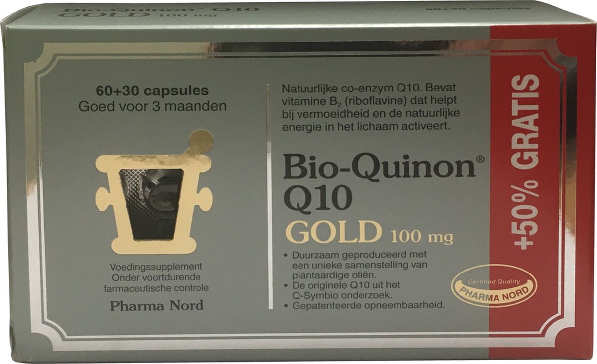 Pharma Nord Bio-Quinon Q10 Gold 100 mg - 60 capsules | bol