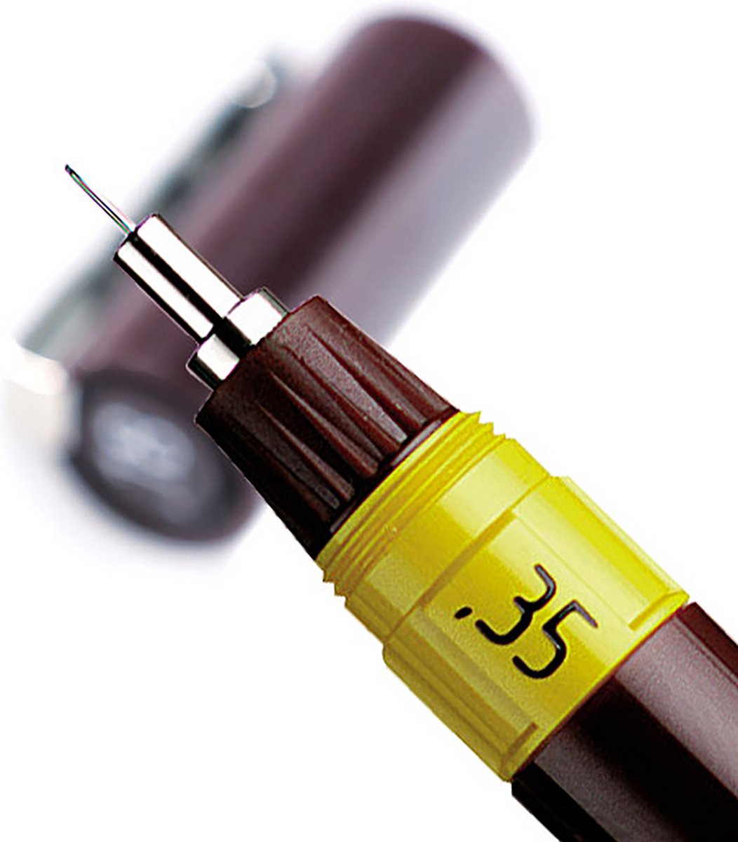 rOtring Isograph technische tekenpen | 0,35 mm | Navulbare fineliner ...
