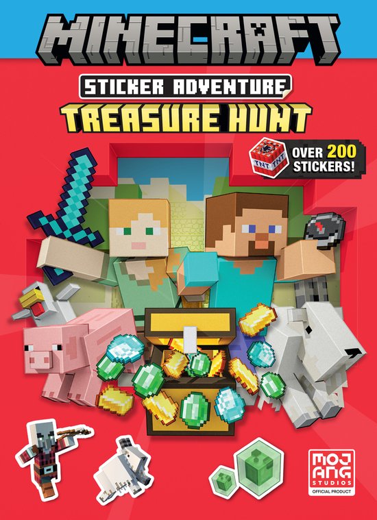 Minecraft Sticker Adventure: Treasure Hunt (Minecraft), Random House ...