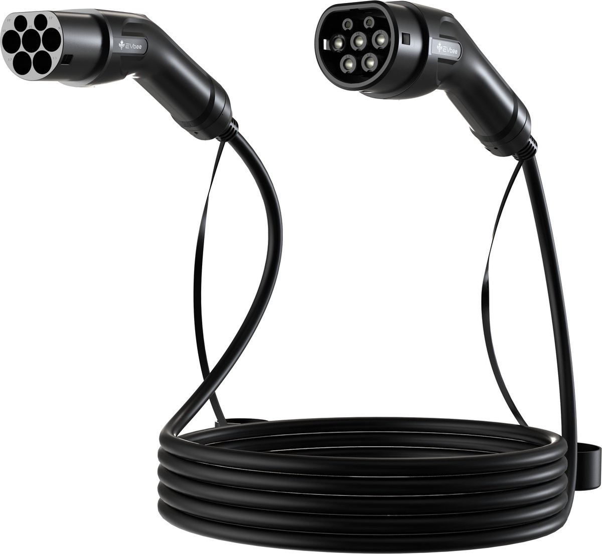 EVbee - Elektrische auto laadkabel - Type 2 naar Type 2 - 5m - 22kW ...