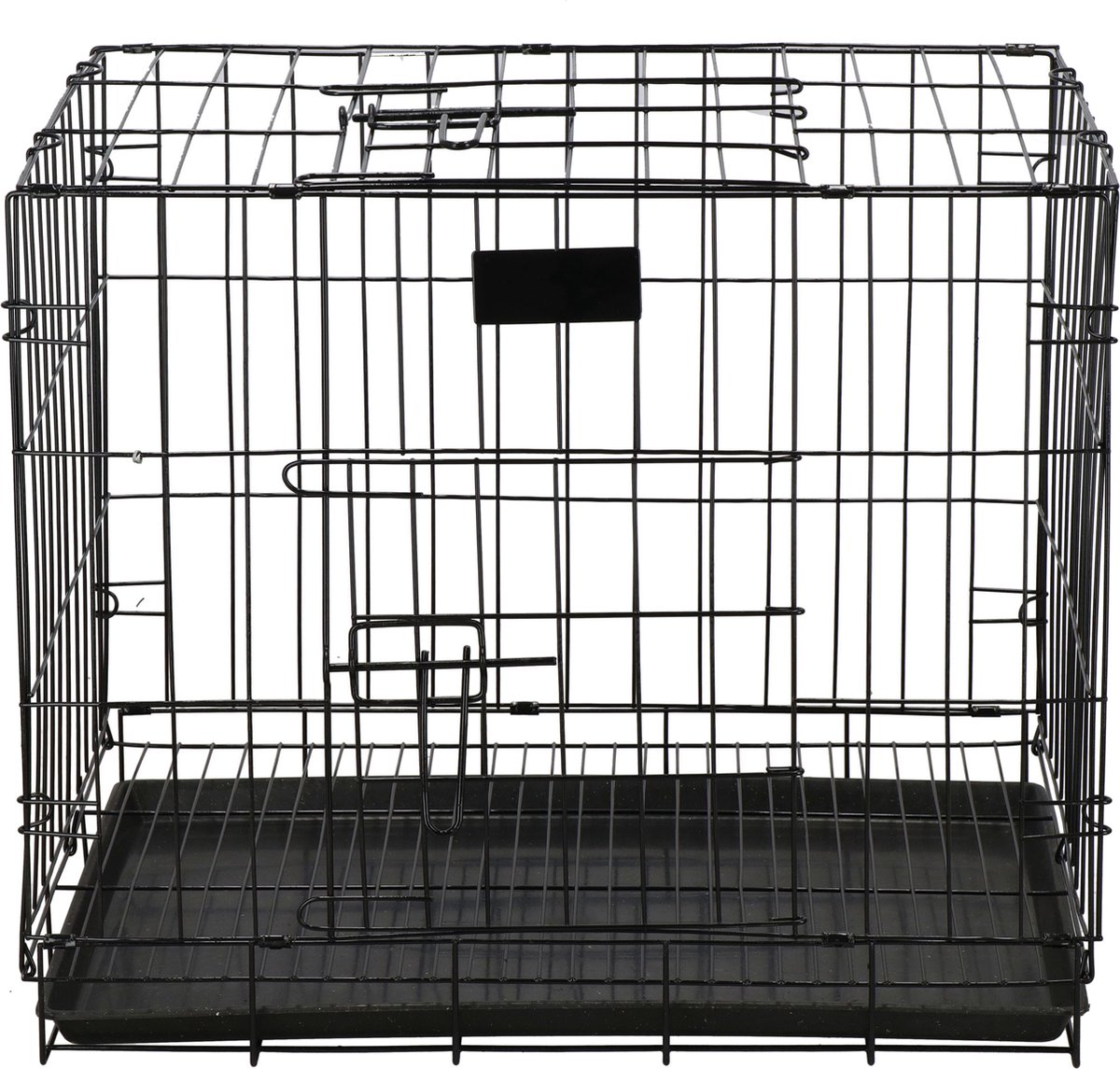 Springos Hondenbench - Bench - Hond / Kat - 60 x 42 x 50 cm - Zwart ...