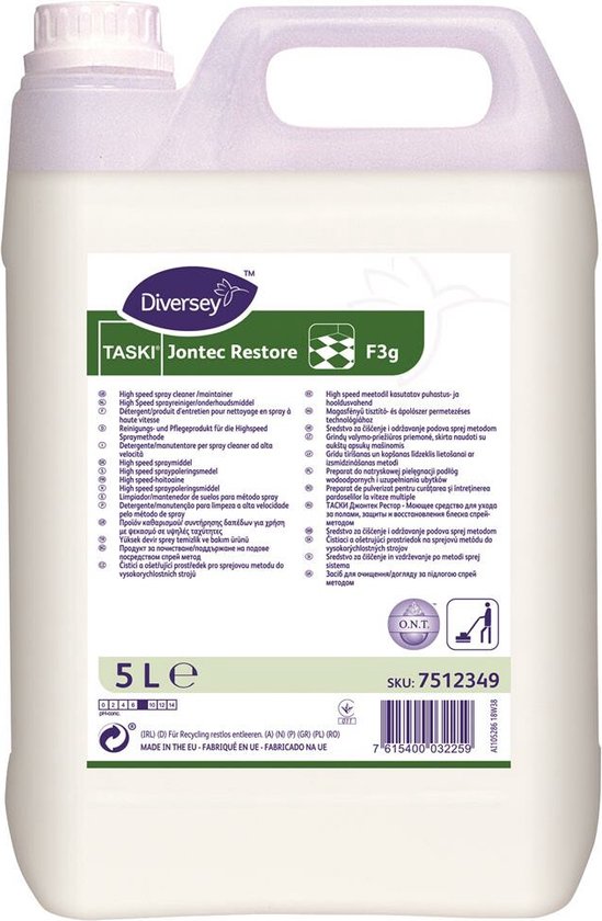 Taski Jontec Restore Hoogglans Onderhoudsmiddel 5ltr | bol