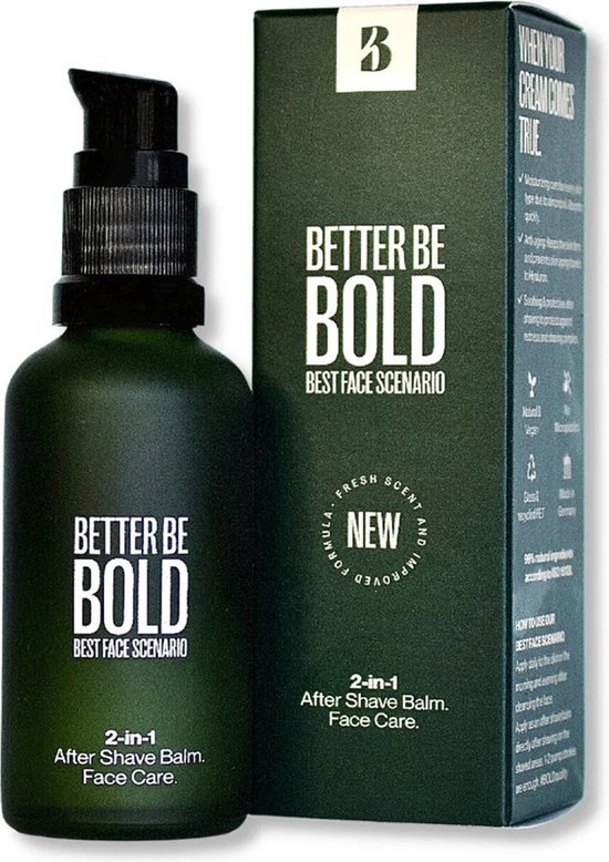 Better Be Bold - 2 in 1 after shave balm en gezichtscrème | bol