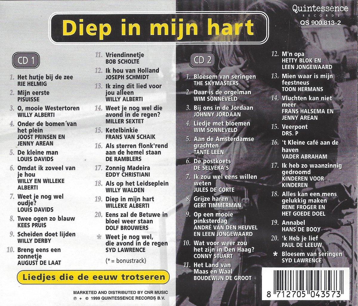 Diep In Mijn Hart, Various | CD (album) | Muziek | bol
