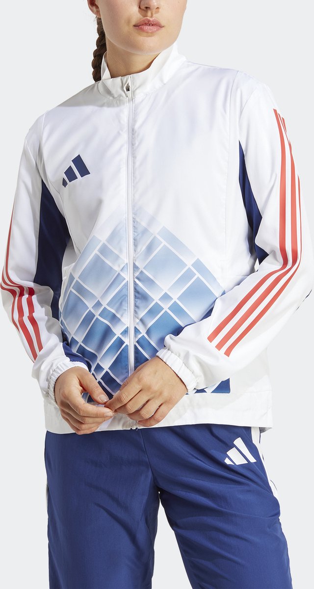 adidas Performance Trainingsjack - Dames - Wit - M | bol.com