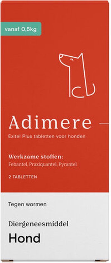 Adimere Ontworming Hond Kauwtablet - Ontwormingsmiddelen Hond ...