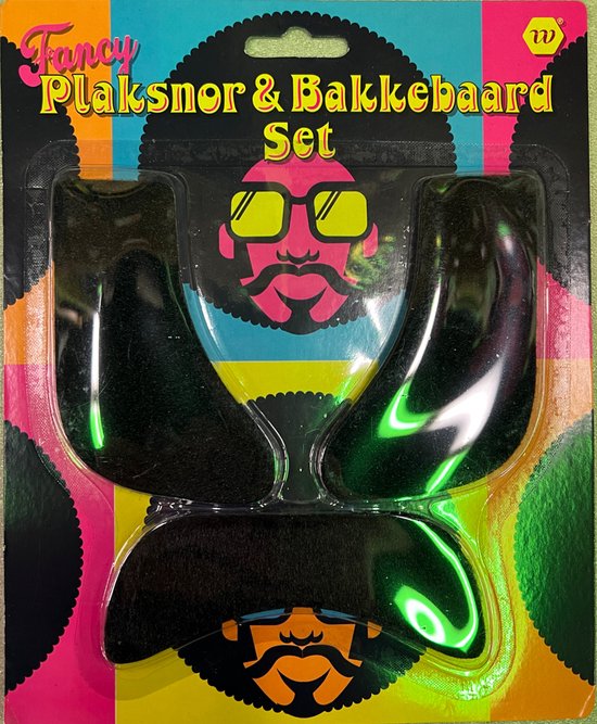 Plaksnor en Bakkebaardset - Nep Bakkebaard | bol