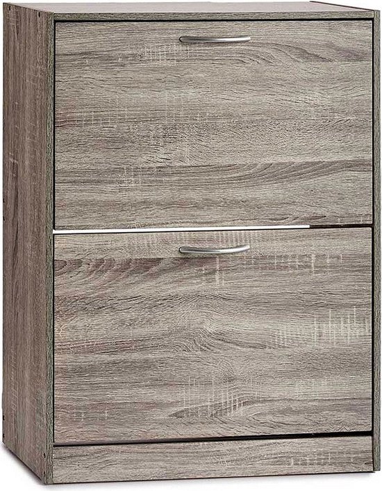 Schoenenrek Grijs spaanderplaat (24 x 80 x 60 cm) | bol