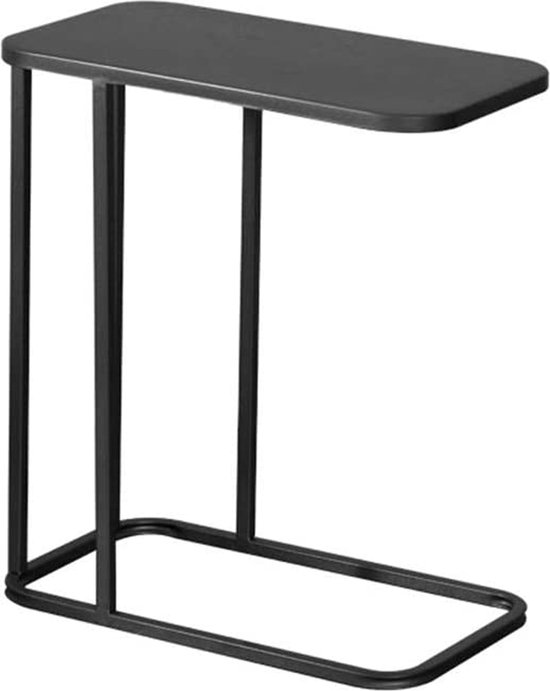 In Round Industriële Bijzettafel – 2 Stuks – 58 x 30 x 50 cm – Zwart ...