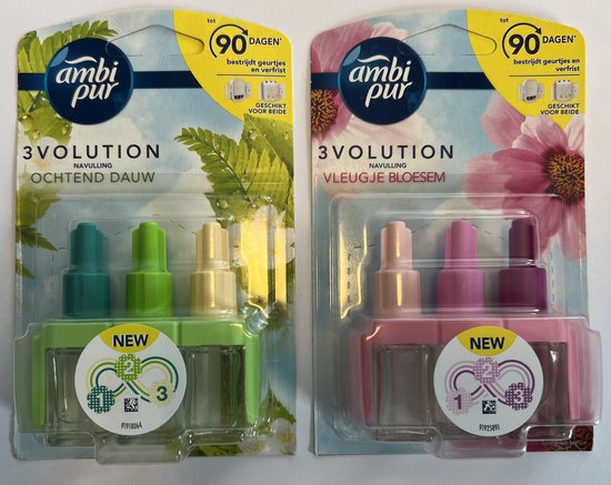 Ambi Pur Electrische Luchtverfrisser 3Volution Navulling Ochtend Dauw ...