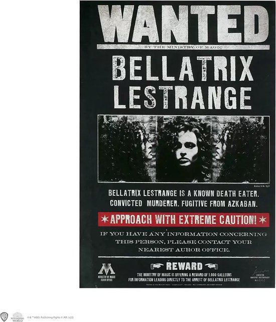 Wanted Bellatrix Lestrange Notebook, Onbekend | Dvd's | bol.com