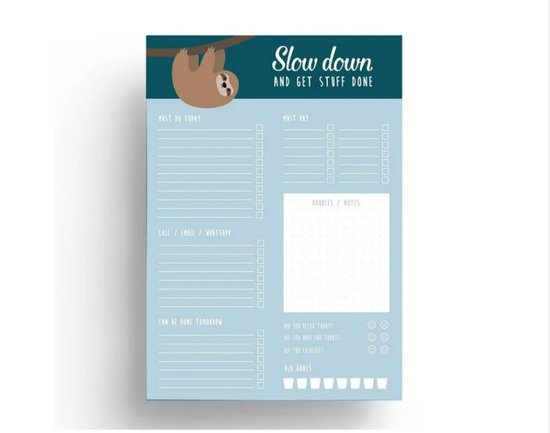 Dag Planner Luipaard - Dagplanner - Dag Planner Notitieblok ...