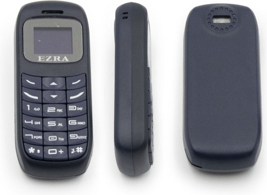 Ezra Mobile MC02 – Mini GSM telefoon – Zwart | bol.com