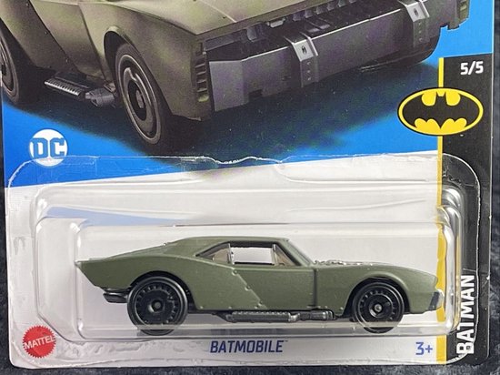 Hot Wheels Batman Batmobile donkergroen - 7 cm - Schaal 1:64 - Metaal ...