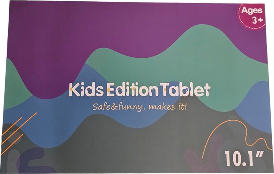 Kindertablet PRO – 10.1 Inch – Android 12 - 64GB – 6000 MAH - 3G RAM – Beschermhoes -... | bol.com