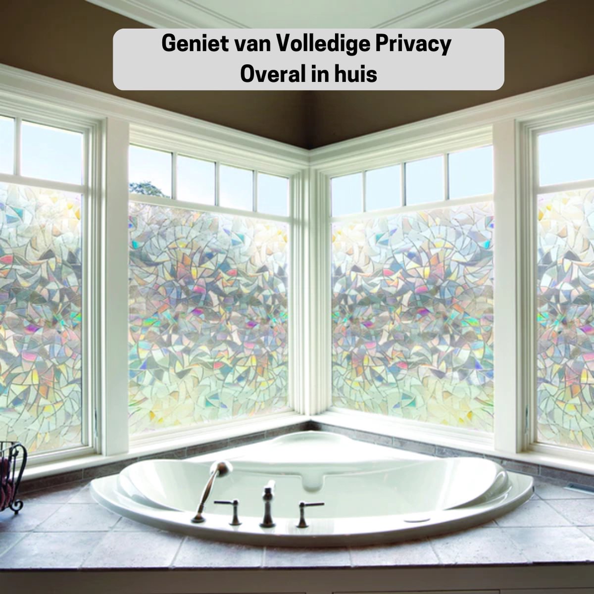 COMAMOR - Raamfolie - 3D Regenboogeffect - Statische & Zelfklevend ...