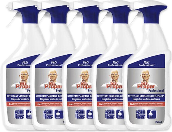 Mr. Proper - P&G Professional -badkamer reiniger -5X750ml | bol.com