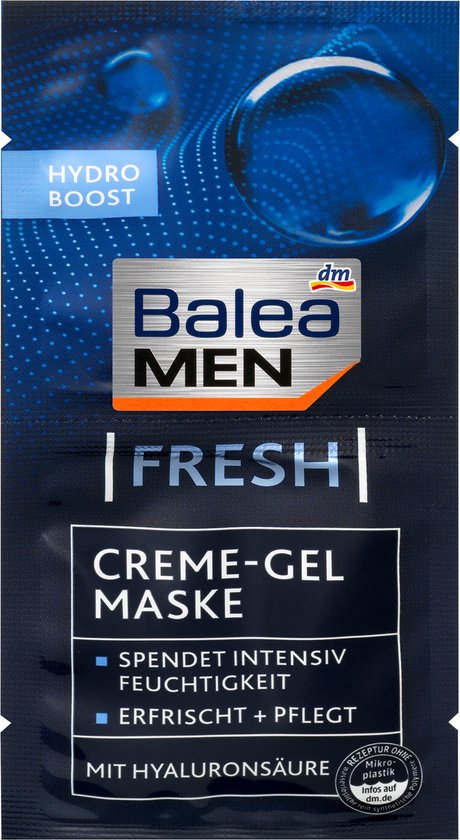 Balea MEN Gezichtsmasker Fresh, 16 ml | bol.com