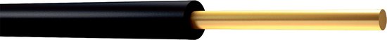 Installatiedraad - VD Draad - Schakeldraad - 1.5mm - H07V-U - Zwart ...