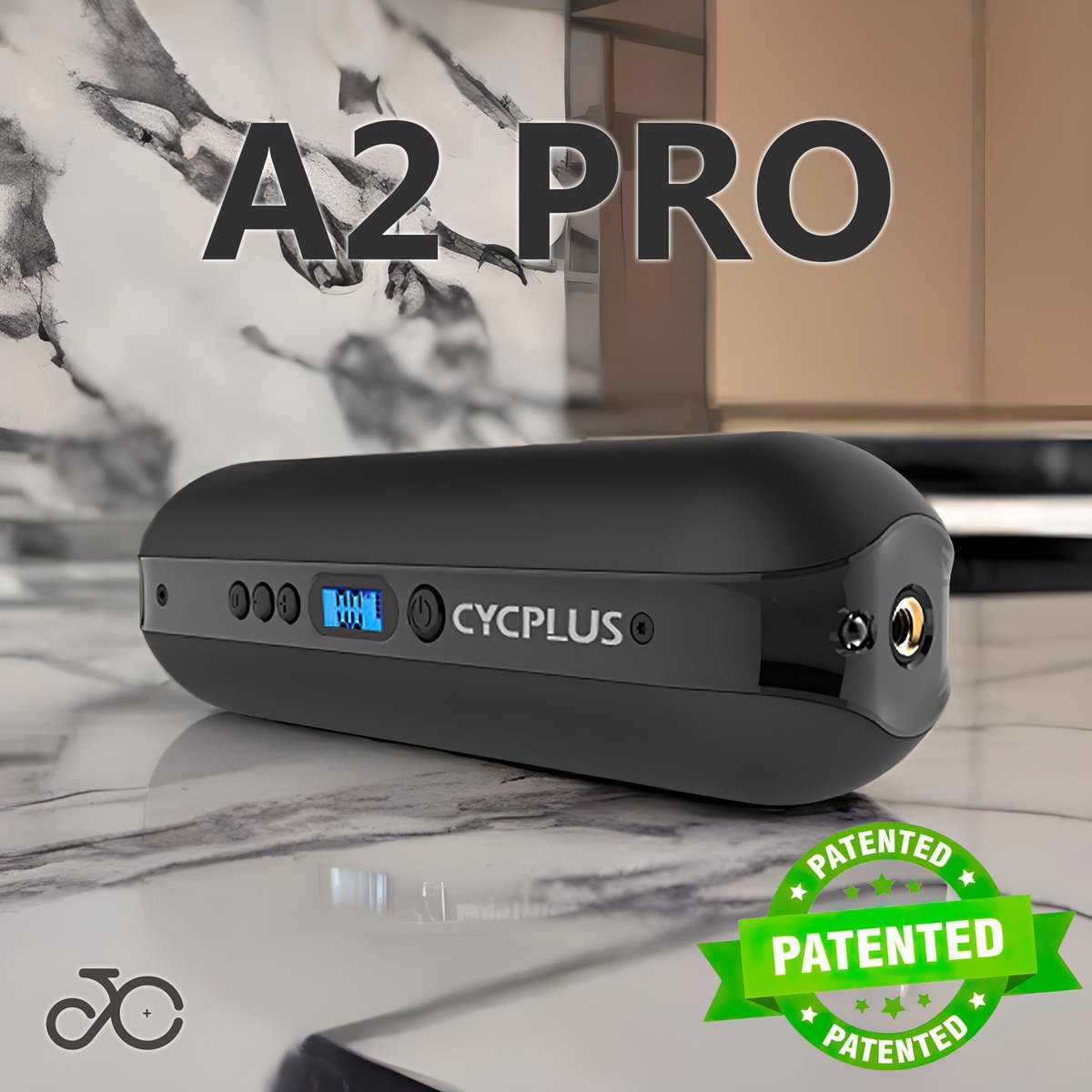 Cycplus A2 Pro - Elektrische Fietspomp met Powerbank - Oplaadbaar - Auto, Motor, BMX, MTB | bol.com