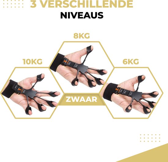 Goldenstar - Gripster Fitness 5 Vingers - Gripster - Hand Trainer ...