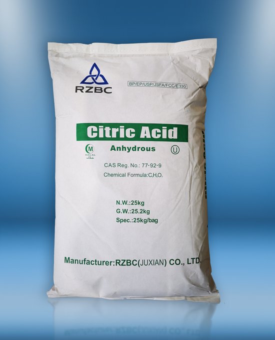 Citroenzuurpoeder 25 kg - RZBC - Citric Acid Anhydrous - Citroenzuur ...