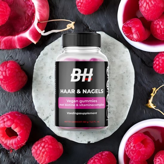 Body Hackers - Vegan Gummies - Biotine & Multivitamine - Haar & Nagels - 60 stuks | bol.com
