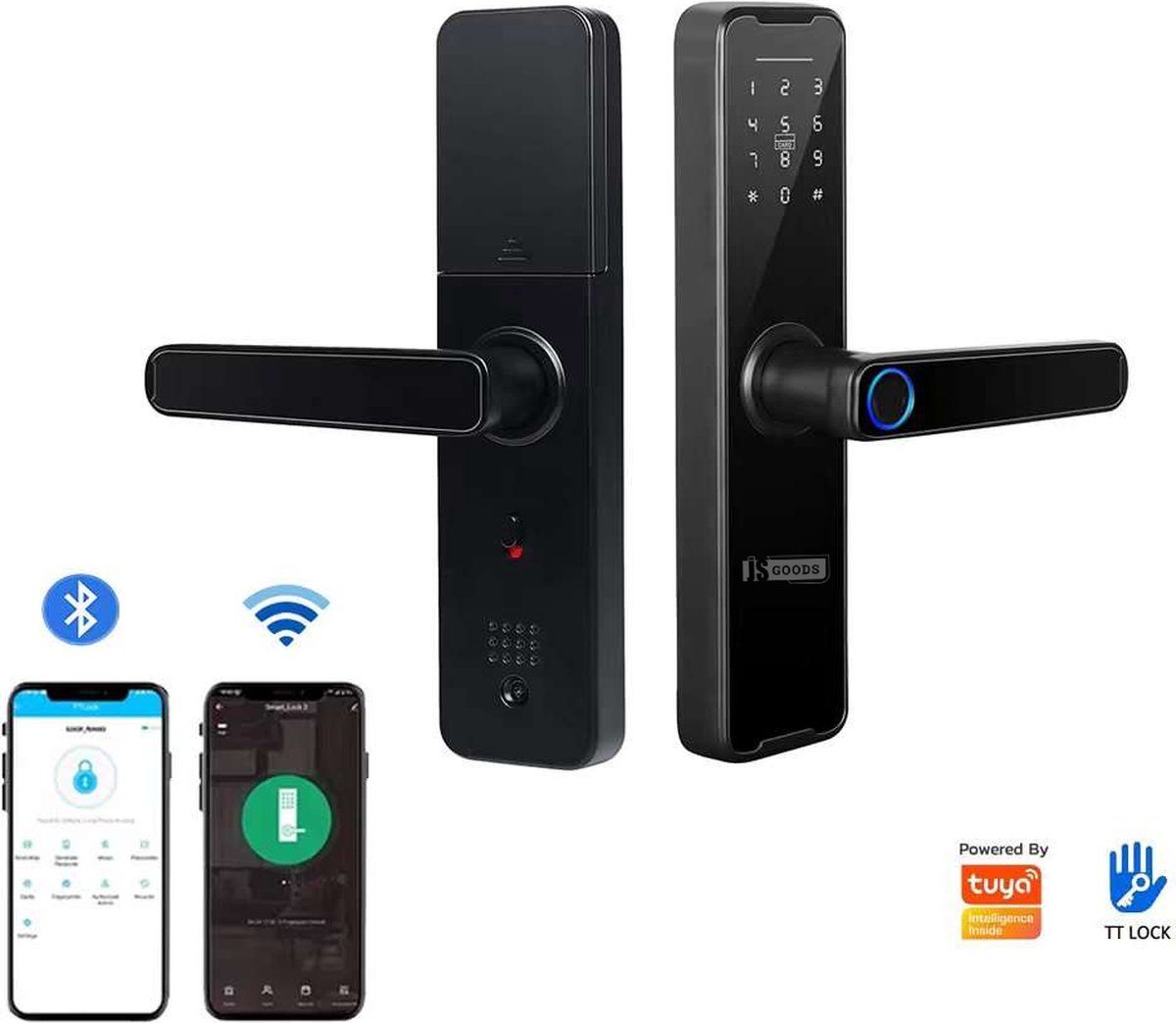 Premium Slim Deurslot Met App en Wi-Fi - Smartlock - Bluetooth ...