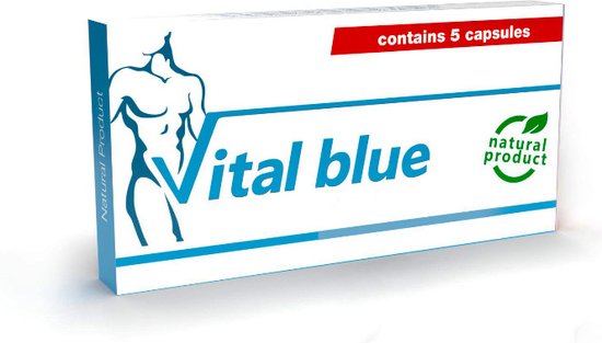 Vital Blue Erectie Capsules - 5 stuks | bol