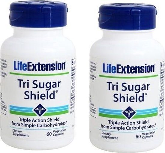 Tri Sugar Shield™, 60 Vegetarian Capsules, 2-pack | bol.com