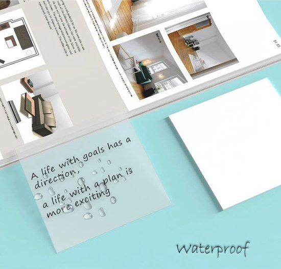 Memo - 50 Vellen - Formaat: 70 x 95 mm - Kleur: Blauw - Sticky Notes ...