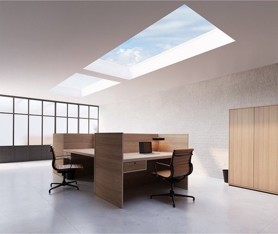 Fenêtre pour toit plat Skylux iWindow2 set complet - version fixe ...