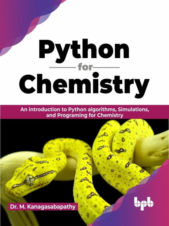 Python for Chemistry (ebook), Dr. M. Kanagasabapathy | 9789355517975 ...