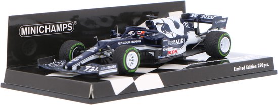 Het 1:43 Diecast-model van de Scuderia Alpha Tauri AT2 #22 van de ...